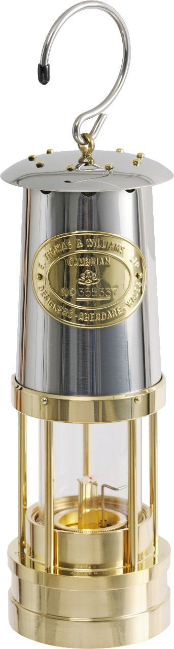 CAMBRIAN Miners' lamp E. Thomas & Williams