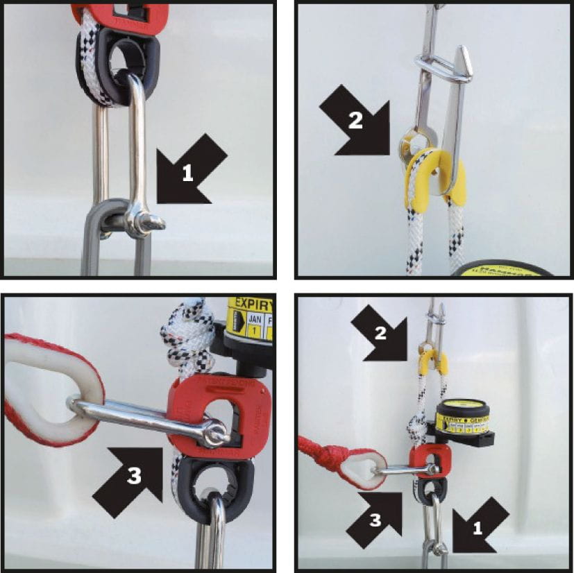 HAMMAR TR-0001 Senhouse sliphook life raft with/without HRU | TOPLICHT