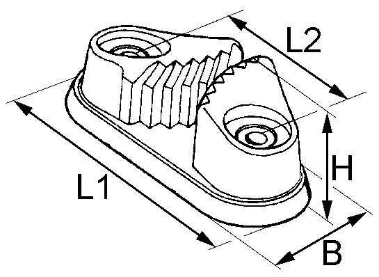 Stainless Steel Offshore Cam-Matic Cleat | TOPLICHT