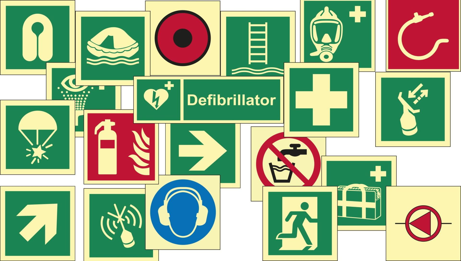 IMO safety signs 150x150mm | TOPLICHT