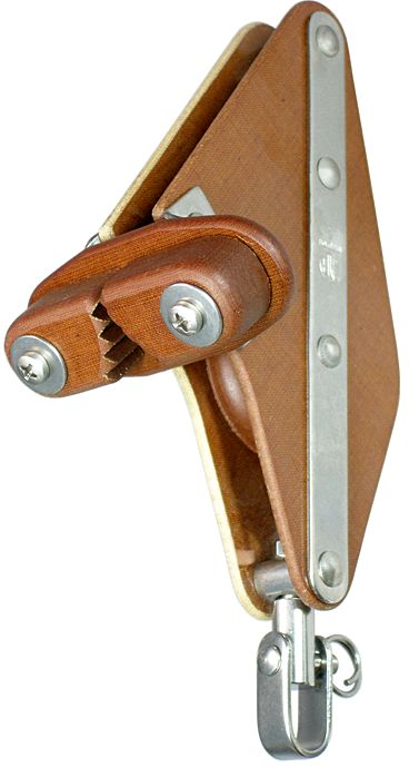 HYE tufnol fiddle block with cleat | TOPLICHT